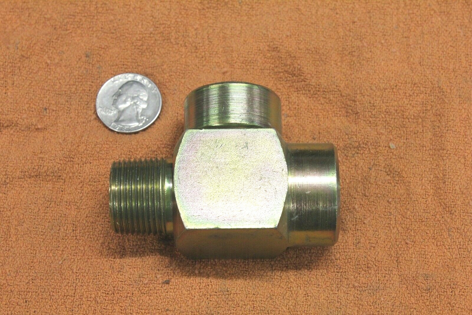 5602-12-12-12 3/4" Male pipe run tee 12MP-12FP-12FP Tee hydraulic ...