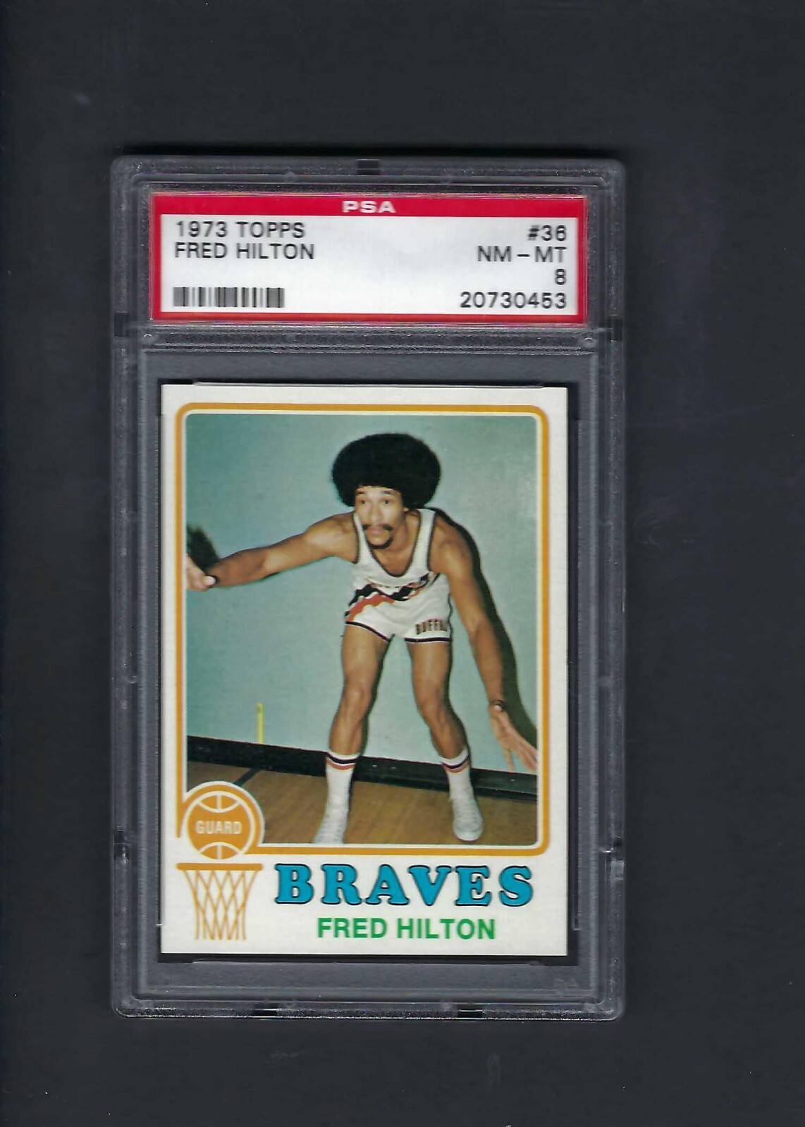 1973 Topps Basketball #36 Fred Hilton Braves PSA 8 NM-MT | eBay