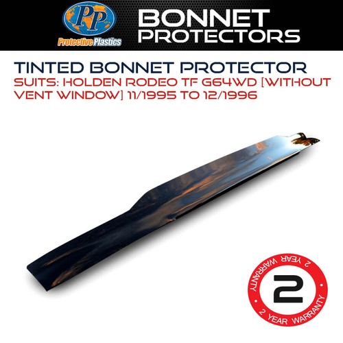 Tinted Bonnet Protector Fits Holden Rodeo TF G64WD No Vent window 11/95 ...