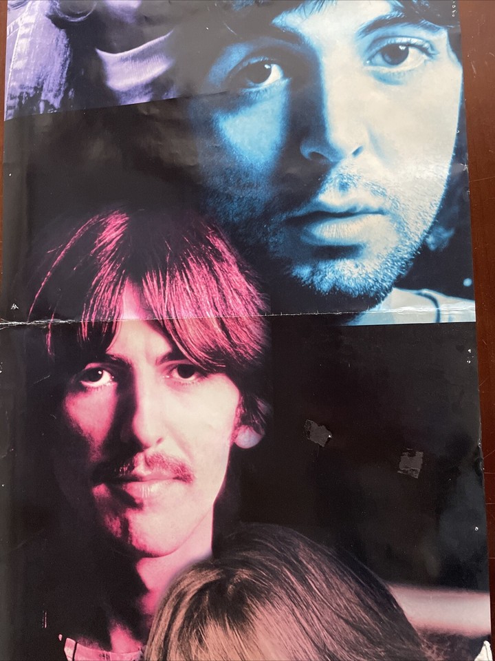 Vintage The Beatles Four Faces 62 x 21 D128 Funky Door Poster Huge ...