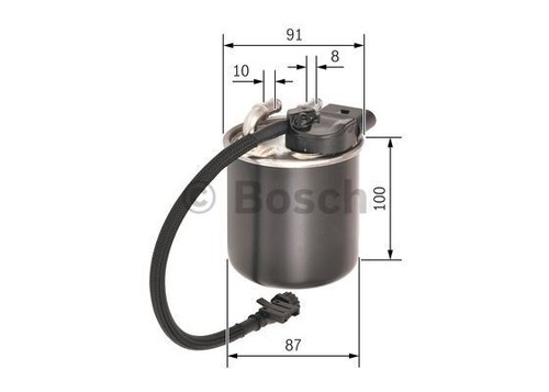 BOSCH Fuel Filter Fits MERCEDES Vito Mixto Tourer W447 6510903052 | eBay