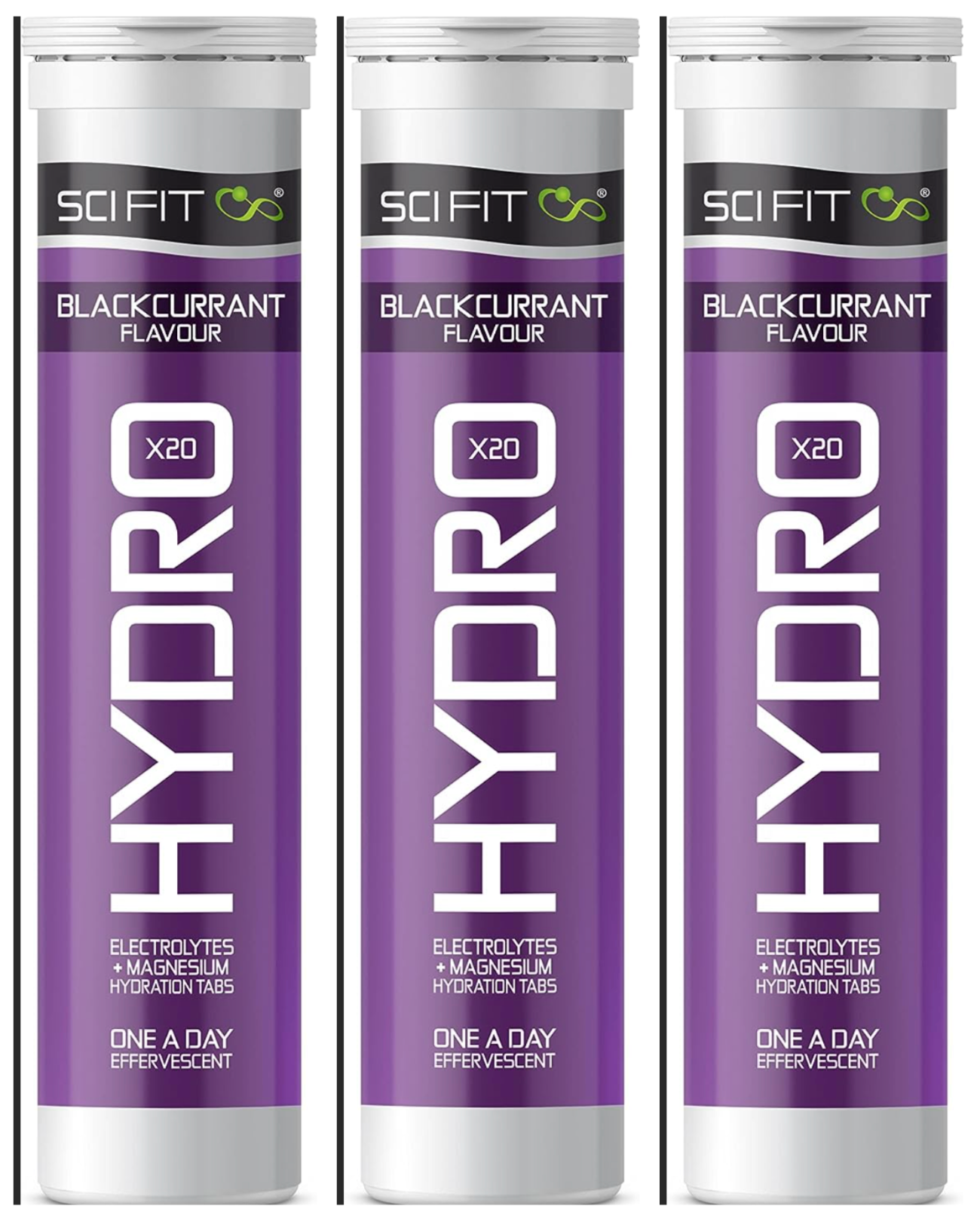 120x Sci-fit Hydro Hydration Electrolyte Tablets in 6 Tubes X 3 ...