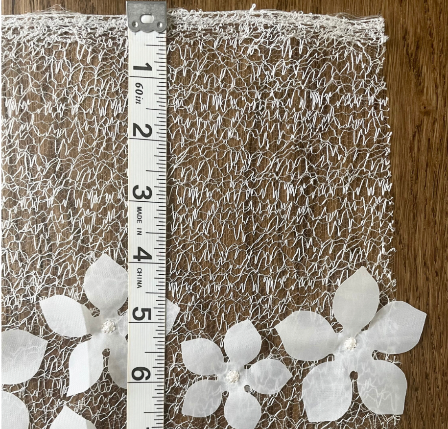 Fabric Bulk, Lace Fabric, 3d Flower Lace Fabric , Wedding Dress Fabric ...