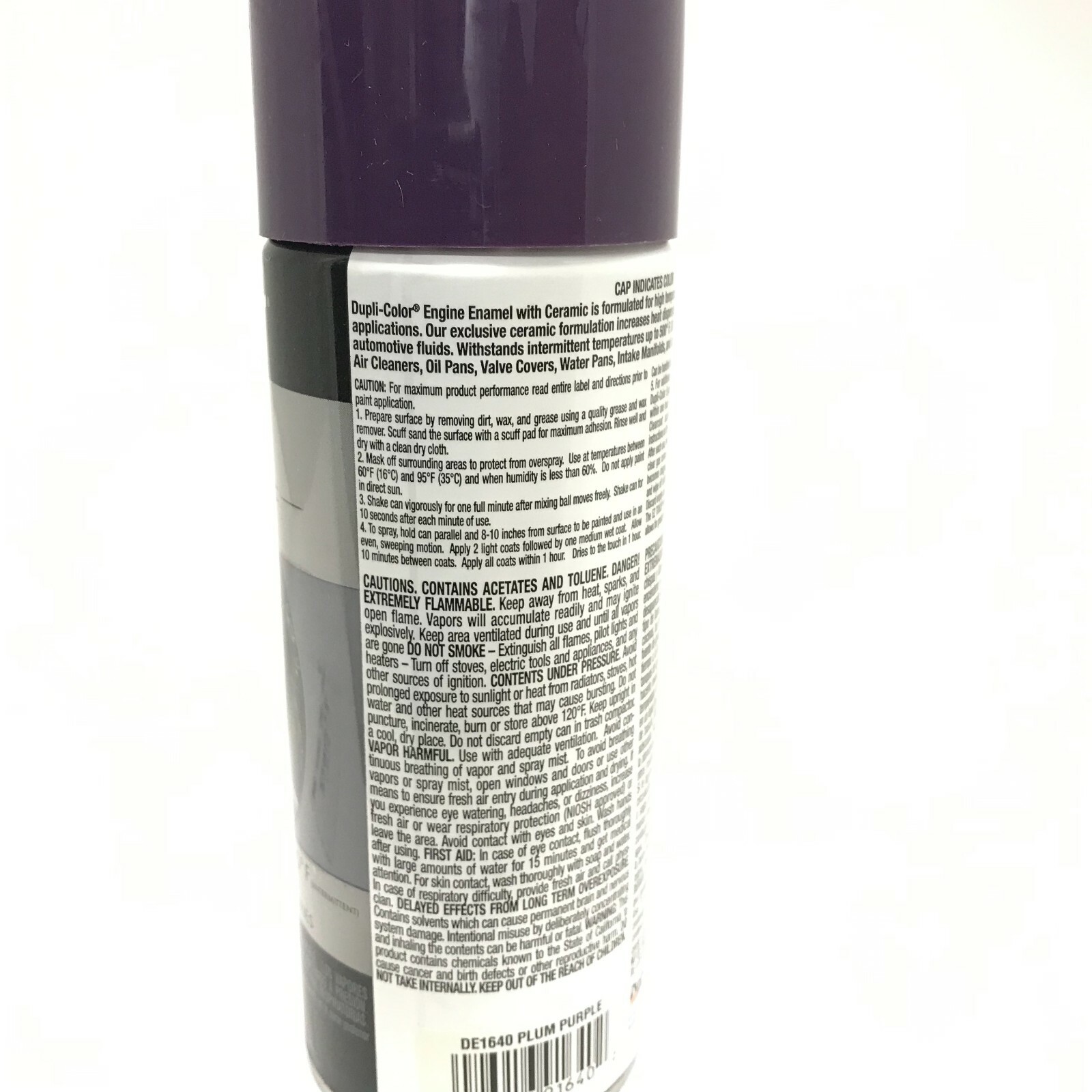 Duplicolor DE1640 Engine Enamel Paint w/ Ceramic, Plum PURPLE Color ...