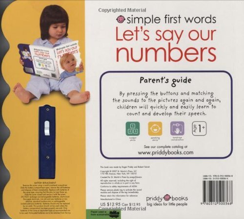 Simple First Words Let's Say Our Numbers - Priddy, Roger - Board book ...