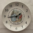 Vtg 1980s Beatrix Potter Peter Rabbit Plate Wall Clock Wedgwood 8 ...