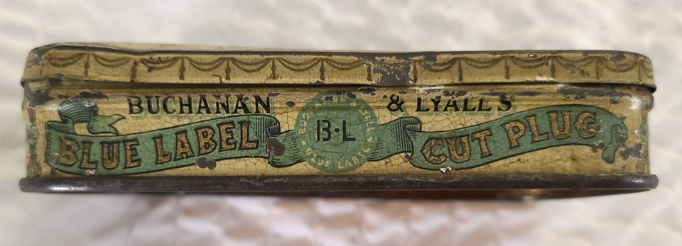 Scarce 1878 BUCHANAN & LYALL'S BLUE LABEL CUT PLUG for the PIPE POCKET ...