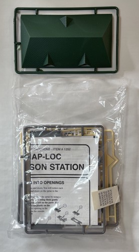 HO Scale Life Like Dickerson Train Station Model Trains Building Kit ...