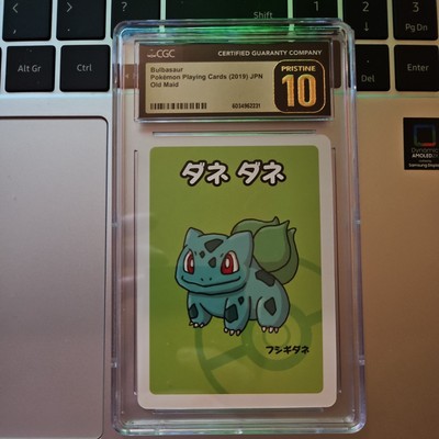 CGC PRISTINE 10 2019 JPN Old Maid Pokemon card (Bulbasaur). Read ...