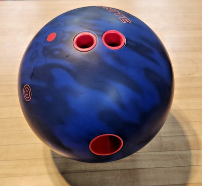 EBONITE GAMEBREAKER 5 (GB5) SOLID BOWLING BALL 15LB. - LH 1 DRILL NEVER ...