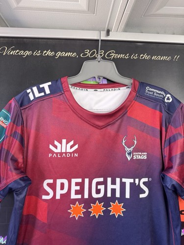 Authentic PALADIN New Zealand Southland Stags Rugby Jersey Kit Bunnings ...