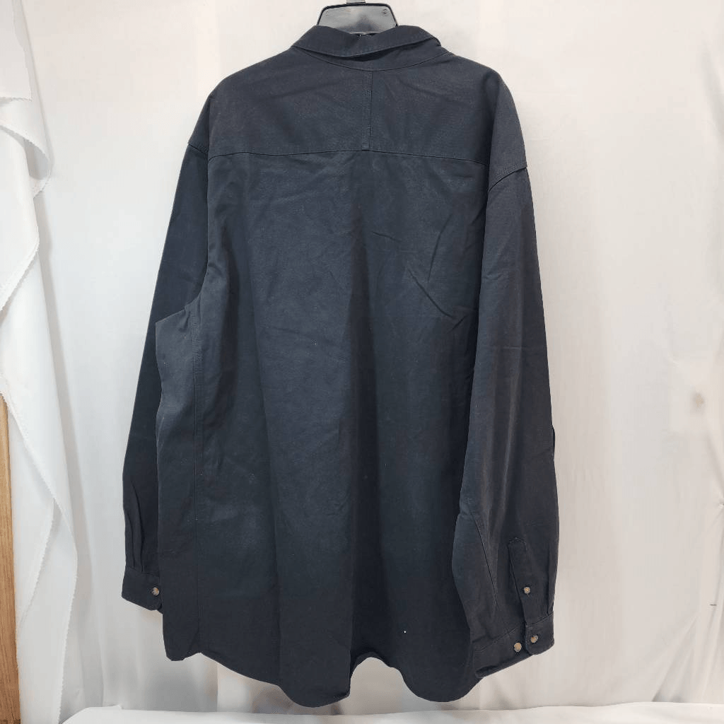 Wrangler RIGGS Size 3XT Workwear Long Sleeve Button Down Solid Twill ...