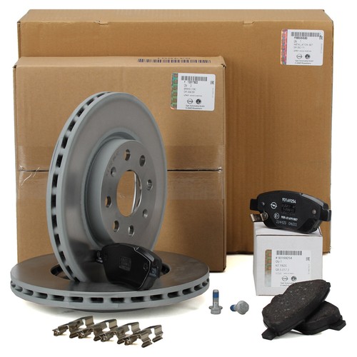 ORIGINAL Opel Bremsscheiben Ø 257mm Beläge ADAM 14 Zoll CORSA D vorne ...