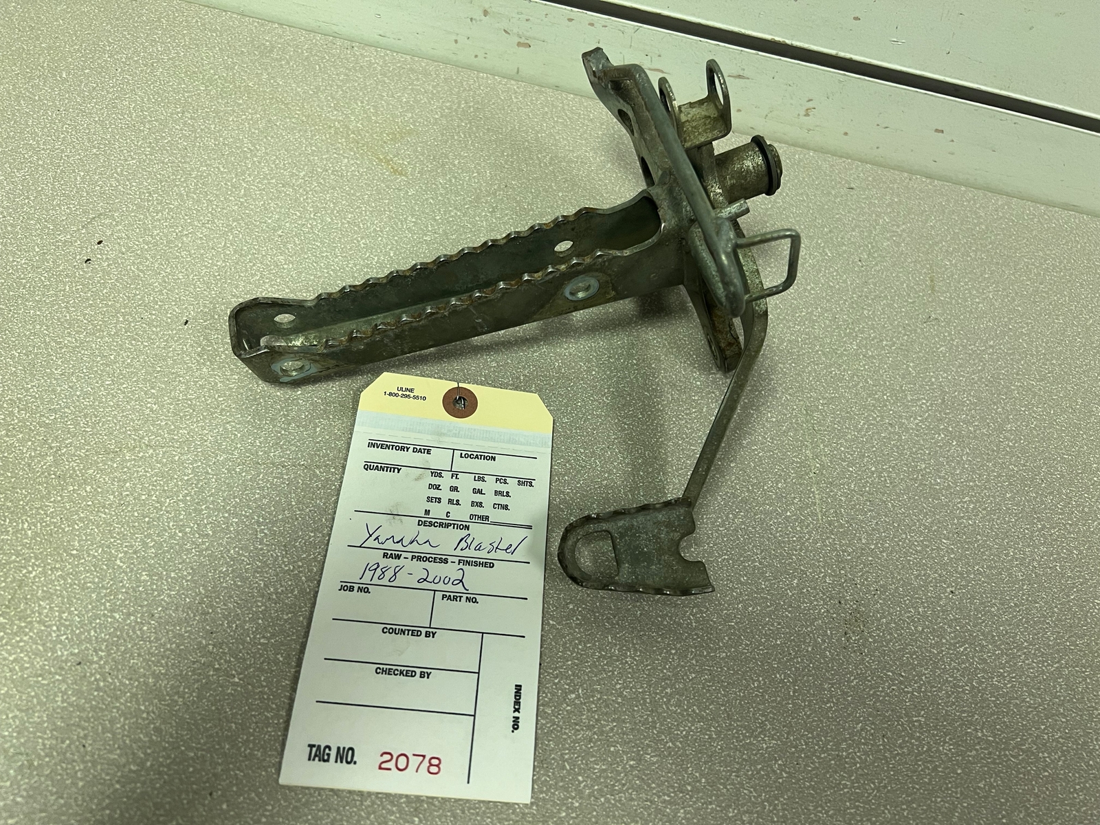 Yamaha Warrior YFM350 Right Foot Peg Brake Pedal | eBay