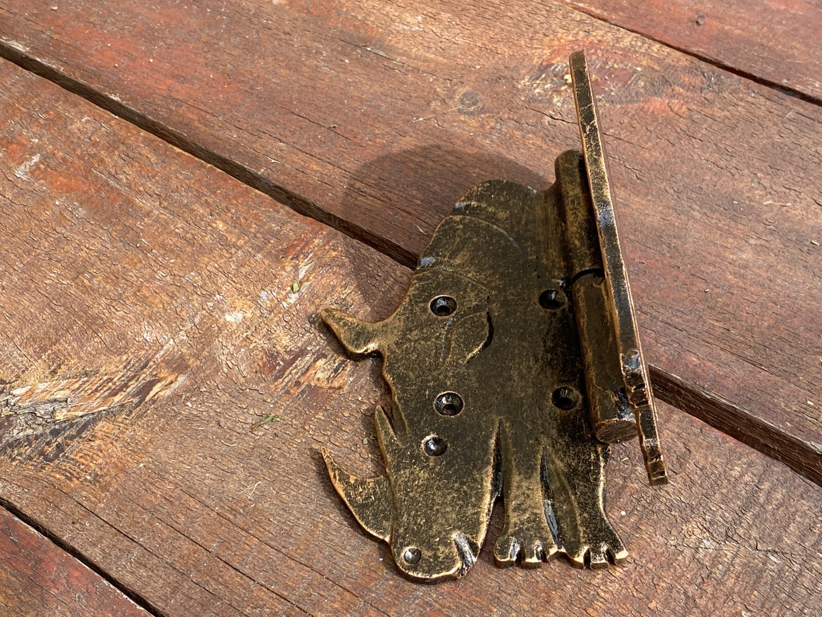 Animal Hinge Rhino Hardware Door Handle Zoo Lock Blacksmith Hand Forged ...