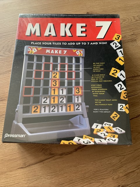 Vintage Make 7 Board Game by Pressman 1994 for sale online | eBay