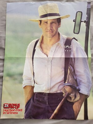 Harrison Ford Witness TV Week Poster | eBay Australia