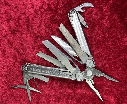 Leatherman Wave Stainless Steel 18 Function 12 Tool Multi-Tool 2010 Used (327) | eBay