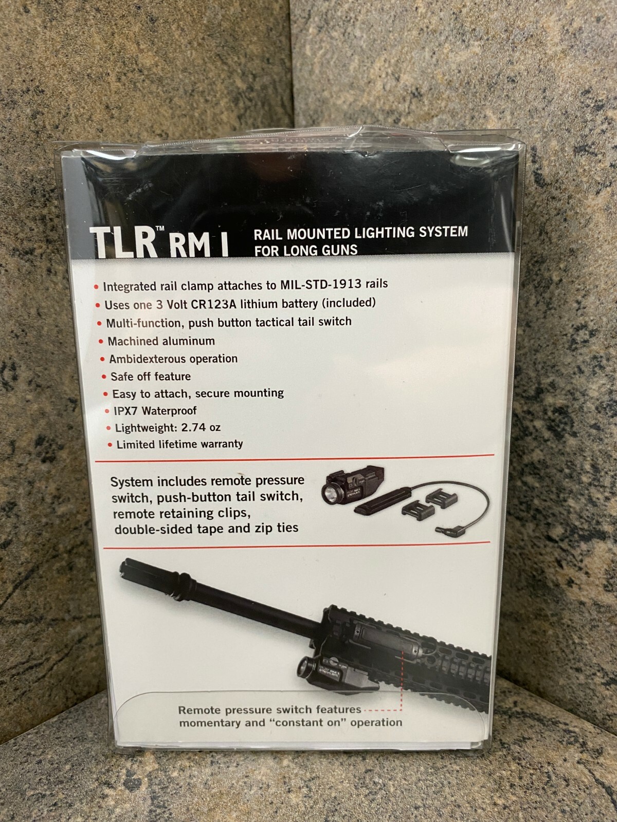 Streamlight TLR RM 1 Rail-Mount Long Gun Tactical Light Kit - 69440 for ...