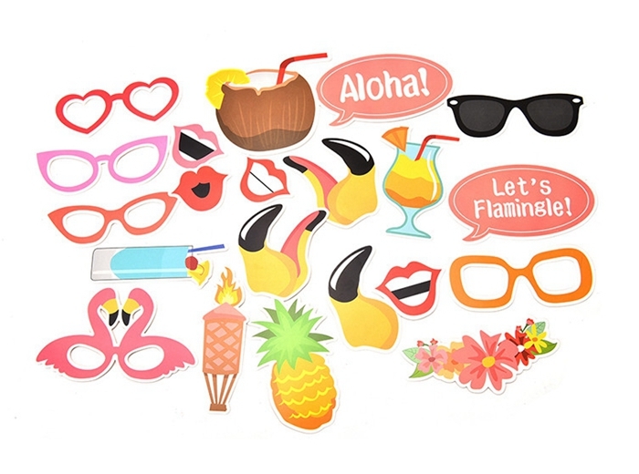 Pool Party Photo Booth Props Pool Party Photo Booth Birthday Template