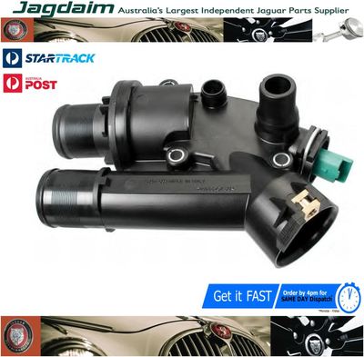 New Jaguar XF 2.2 Diesel Water Thermostat Housing Assembly C2S44028 ...