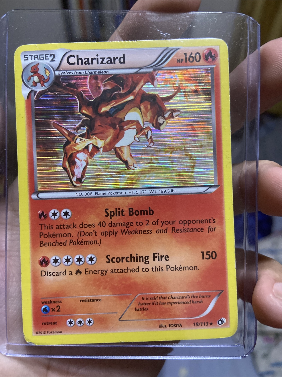 Pokémon TCG Charizard Legendary Treasures 19/113 Holo Holo Rare | eBay