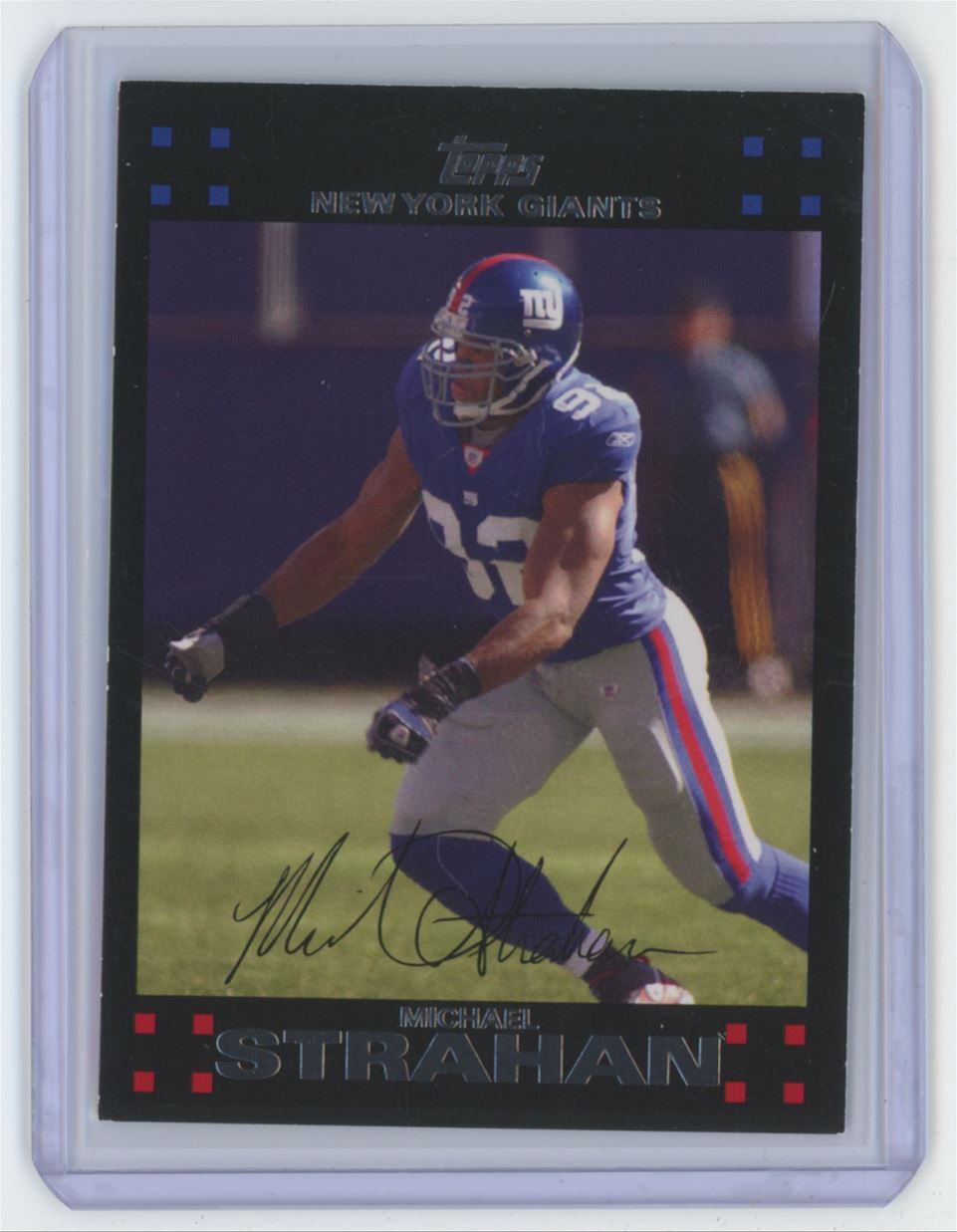 2007 Topps Michael Strahan Football Card New York Giants #260 | eBay