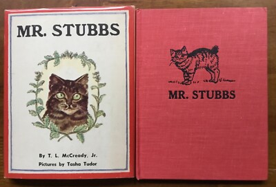 Autographed Fine 1956 HC DJ 1st ED Mr. Stubbs Cat Tasha Tudor Husband ...