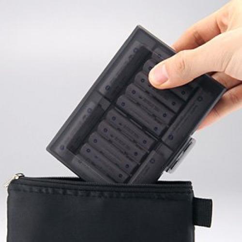 Sanwa Eneloop Storage Plastic Case Holder for AA & AAA Battery 200 ...