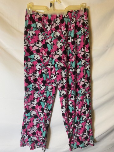 Disney Minnie Mouse Womens Size Large 12/14 Sleep Pj Pajamas Pants ...