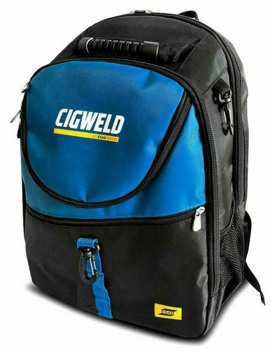 Cigweld HEAVY DUTY BACKPACK 600x400x150mm Rigid Base, Extra Padded ...