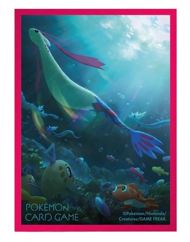 Premium Gloss Milotic (Pink) Individual Card Sleeve Pokemon Center ...