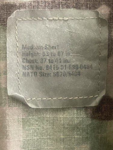 Named 3rd Special Forces Group OCP Top CIB DIVE SUP JM Combat Worn ...