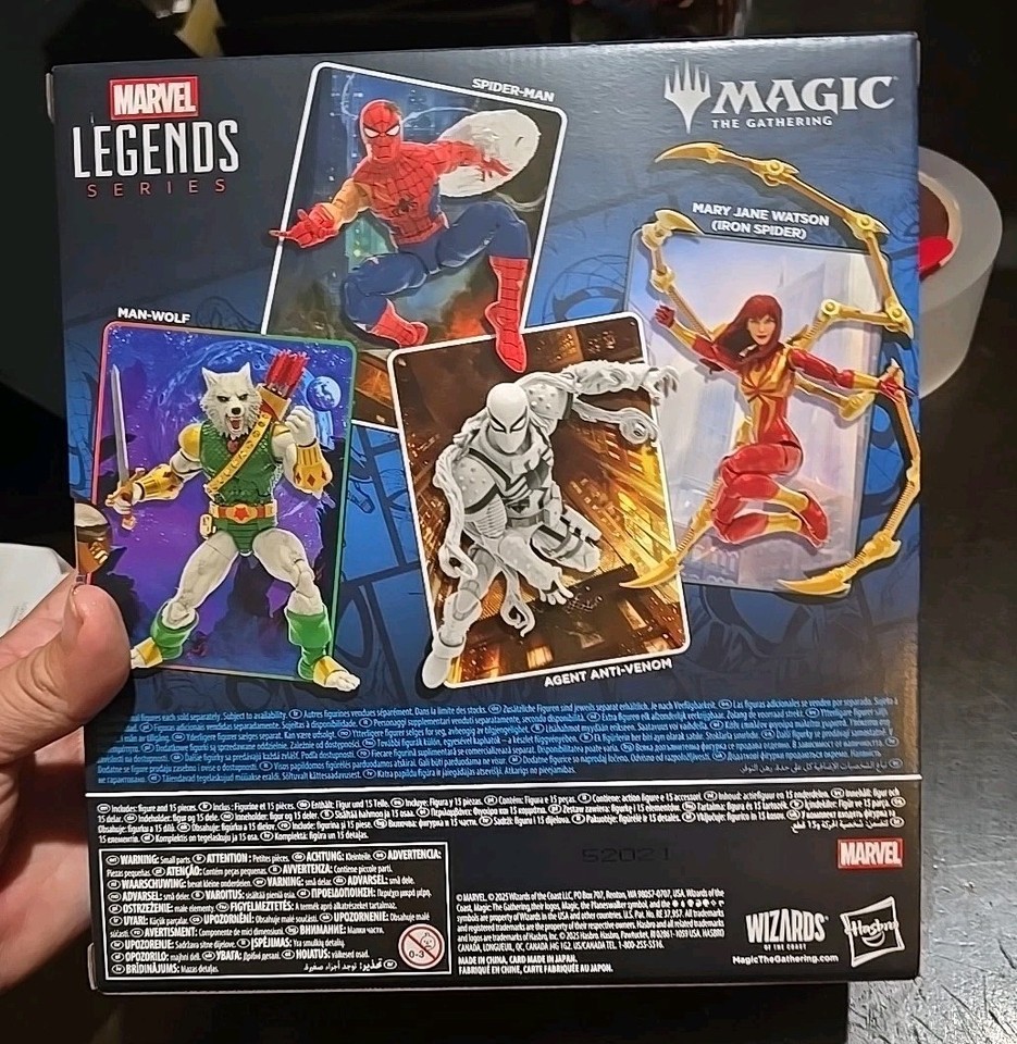 IN STOCK Hasbro Marvel Legends x Magic: The Gathering Agent Anti-Venom ...