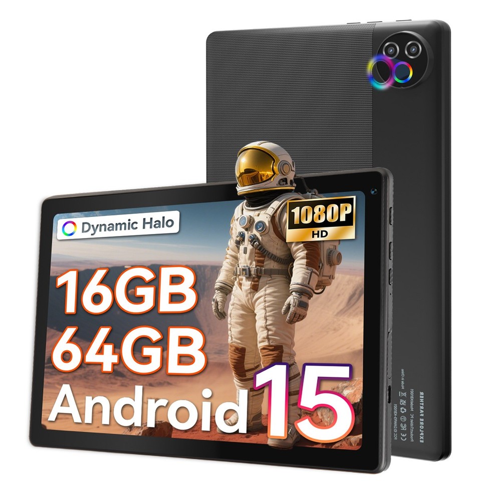 2025 Tablet 10.1" Android 15 Tablet 32GB 64GB Octa Core 1280×800 HD IPS ...