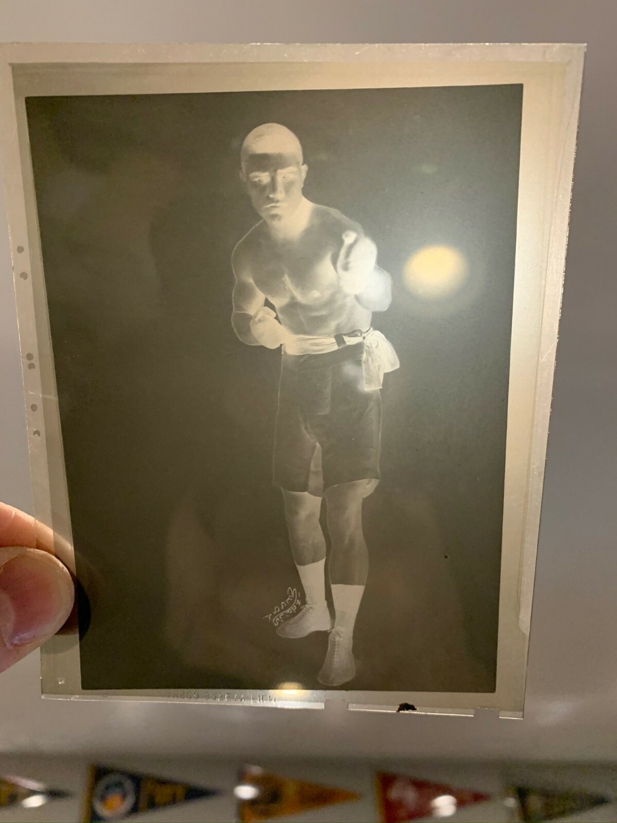 JACK DILLON ''THE HOOSIER BEARCAT'' LIGHT HEAVYWEIGHT BOXER VINTAGE 4X5 ...