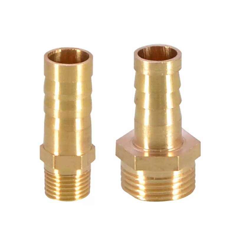 Hose Barb Tail Fitting 1/8 1/4 3/8 BSP to 6/8/10/12mm~19mm Male thread ...