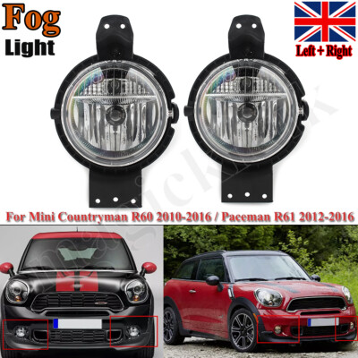 Left+Right Front Fog Light w/ Bulb For Mini 2010-2016 Countryman R60 ...