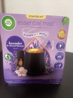 Air Wick Essential Mist Starter Kit Diffuser + Refill, Lavender & Almond Blossom | eBay