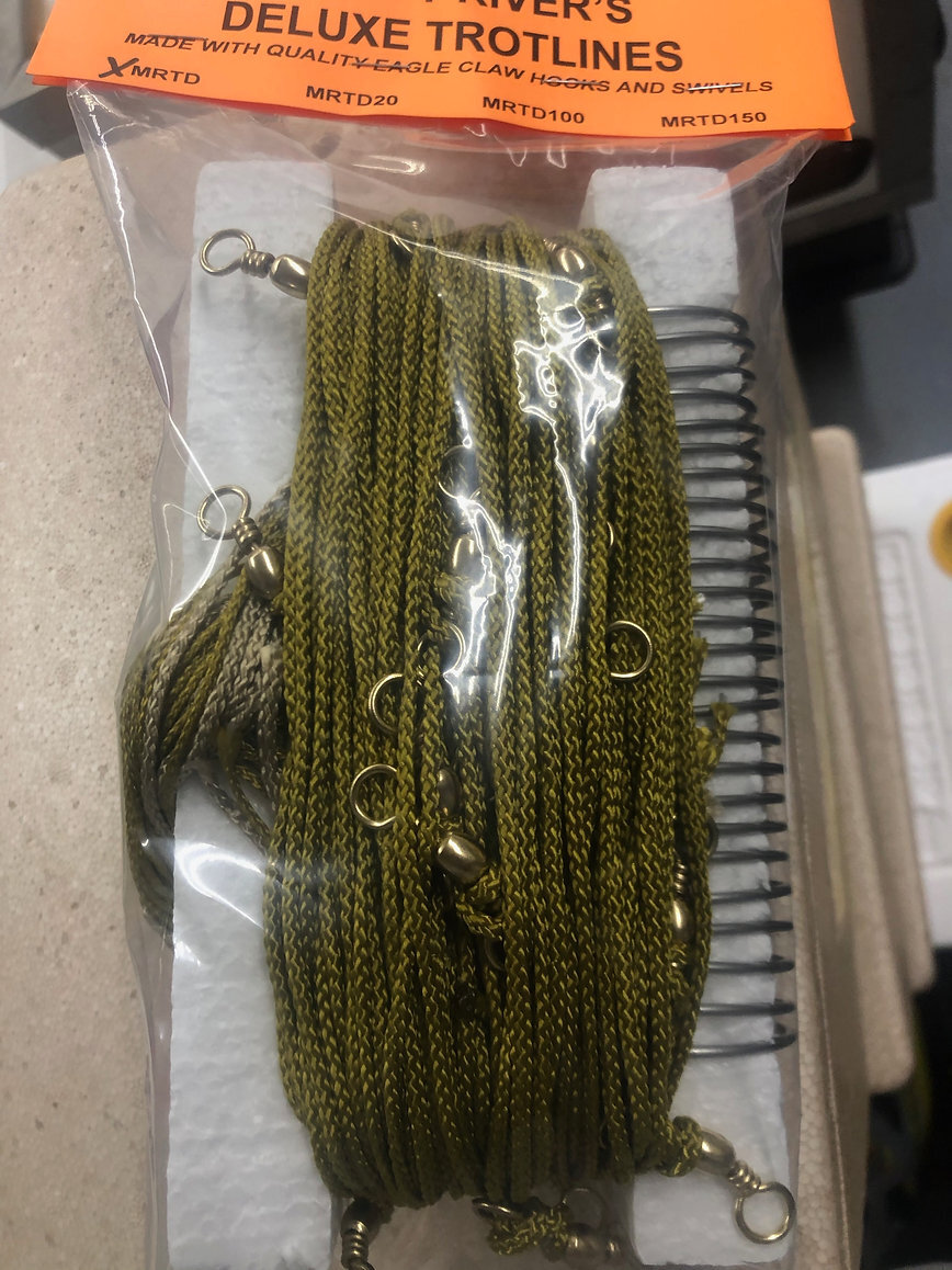 Muddy River's Trotline 100' Catfish Tackle w/25 7/0 Hooks & 1 ft ...