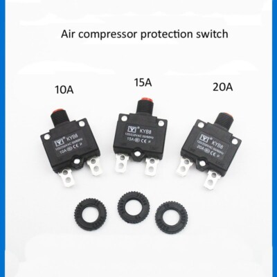 1PC Air Compressor Single Phase Motor Current Thermal Overload ...