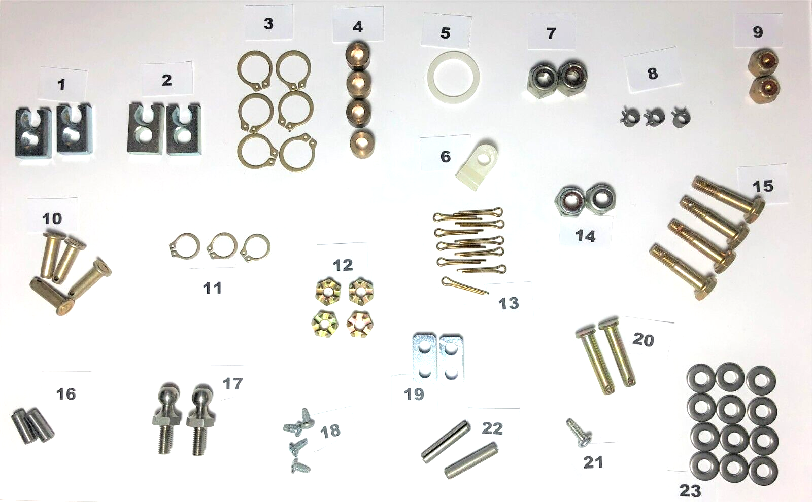 NEW Complete Hardware Kit for Upper Control Head for Hi-Ranger Bucket ...