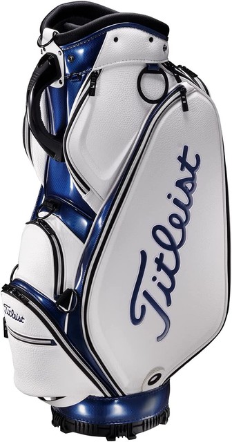 TITLEIST Golf Men's Caddy Bag AUTUMN LTD 9.5 in 5kg White Navy ...