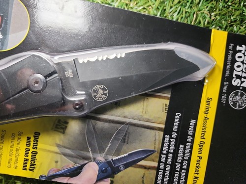Klein Tools 44223 Spring-Assisted Open Pocket Knife | eBay