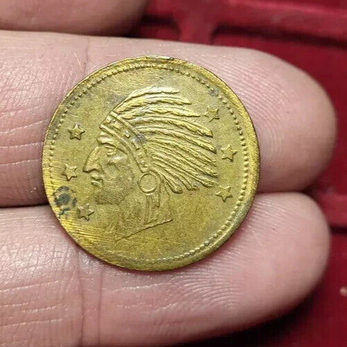 Rare Civil War Patriotic Token COPPER Token Indian Head | eBay