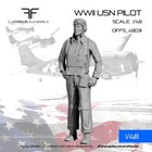 1/48 WW2 US NAVY PILOT - Resin figure 8k-print ( by OFFSET SCALE MODELS ...