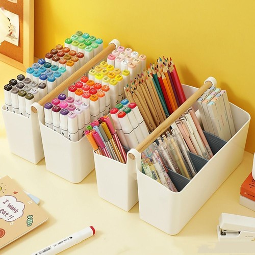 Multifunction Marker Pen Storage Case Stationery Storage Box Gift | eBay