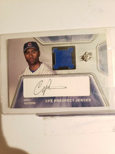 2001 SPx Baseball #147 Corey Patterson Jersey Autograph | eBay