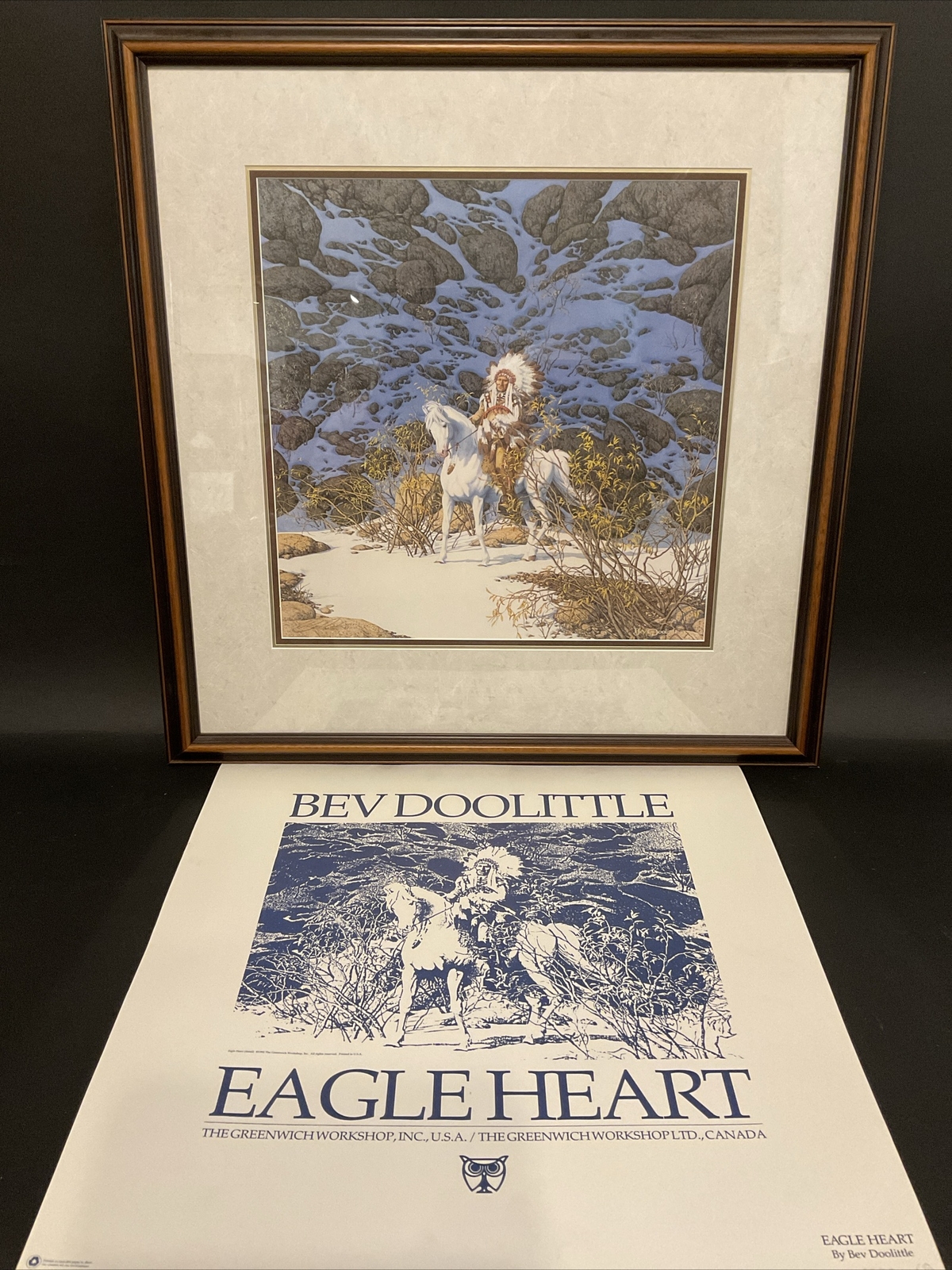 Bev Doolittle Eagle Heart Native American Themed Signed And Numbered | eBay
