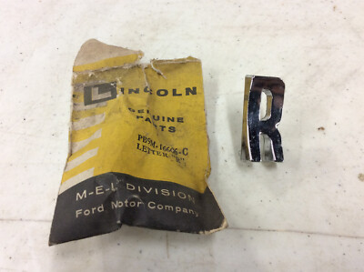 NOS 1959 59 Mercury Hood Letter "R" PB9M-16606-C PB9M16606C | eBay